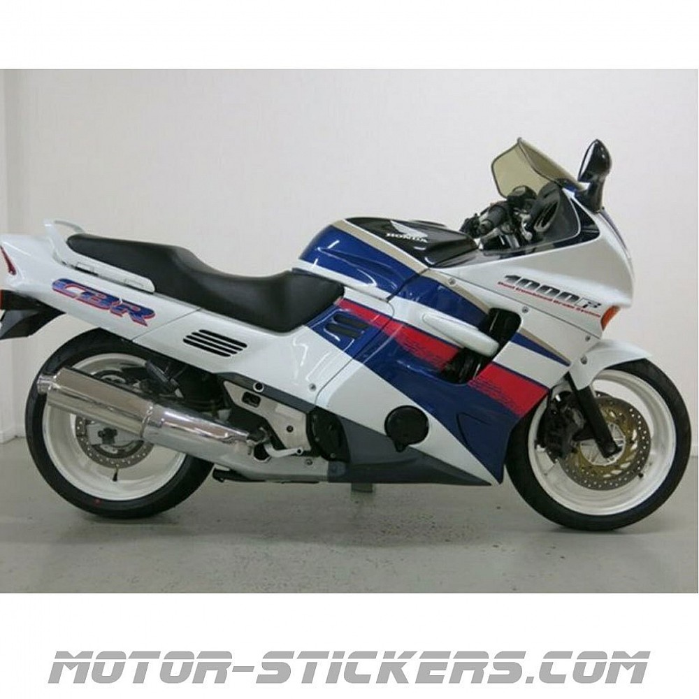 Honda CBR 1000F 1993 decals