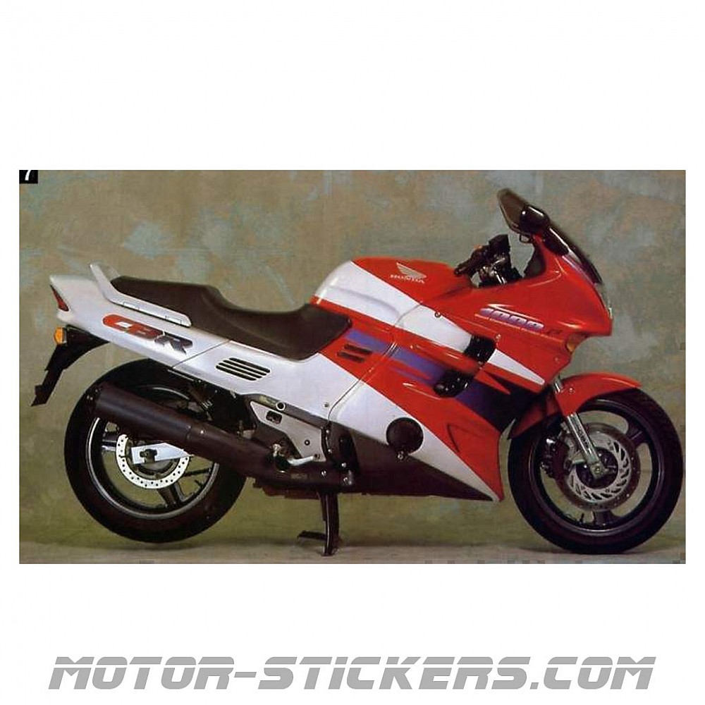 Honda CBR 1000F 1994 decals