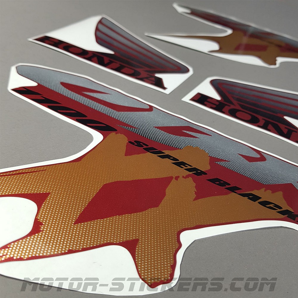 Honda CBR 1100XX Blackbird 1999 decals