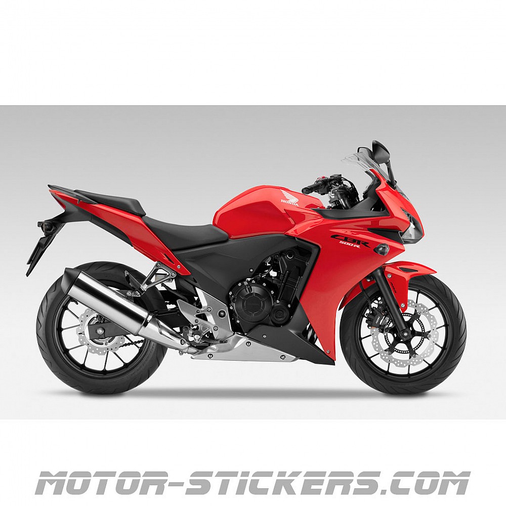 Honda CBR 500R 2014-2015 decals