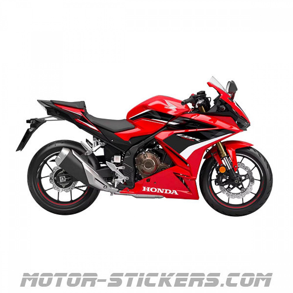Honda CBR 500R 2023 decals
