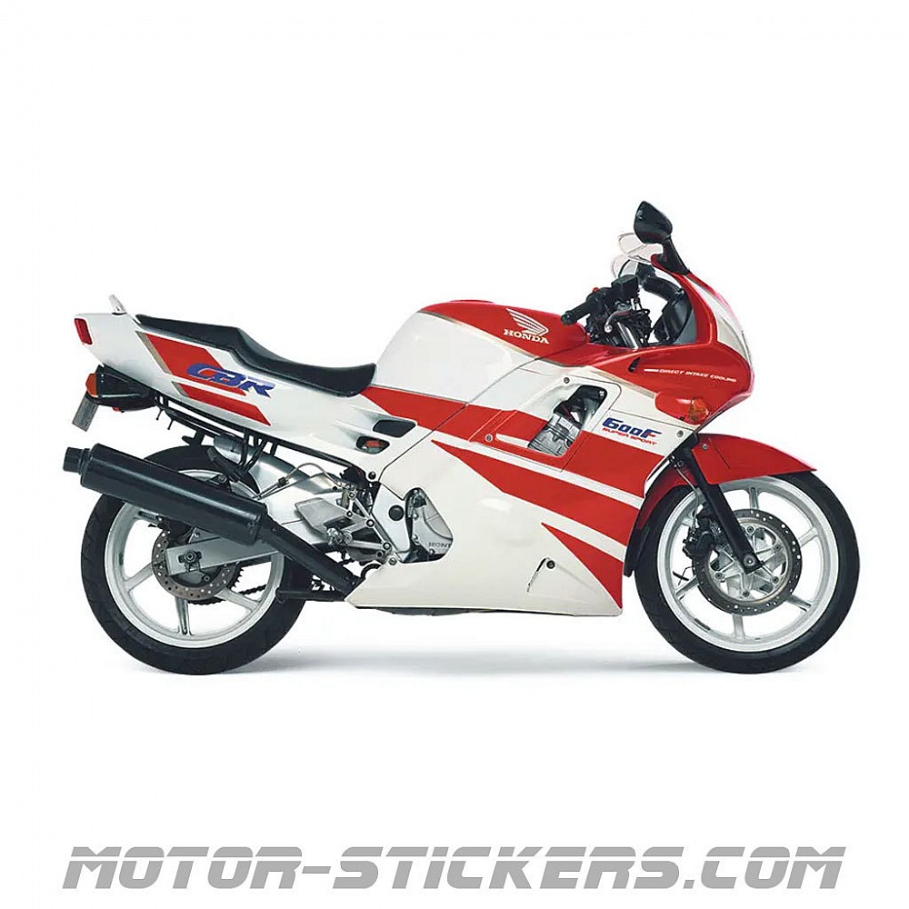 Honda CBR 600F 1991 decals