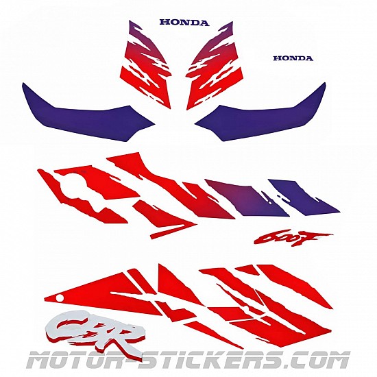 Honda CBR 600F 1993 decals