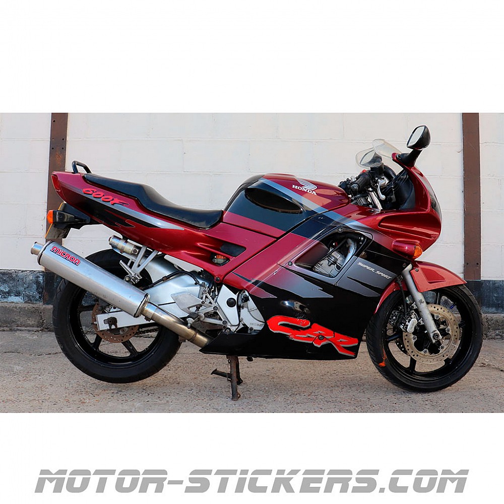 Honda CBR 600F 1994 decals