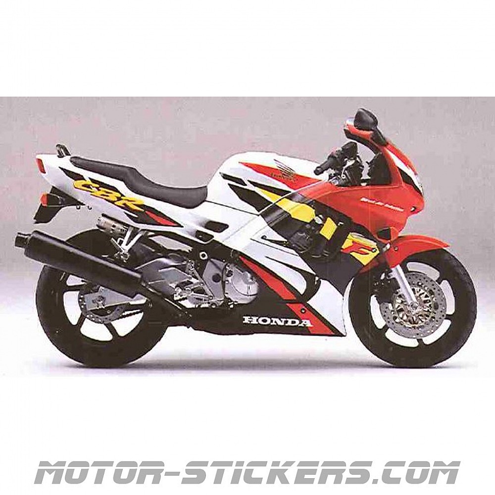 Honda CBR 600F 1996 decals