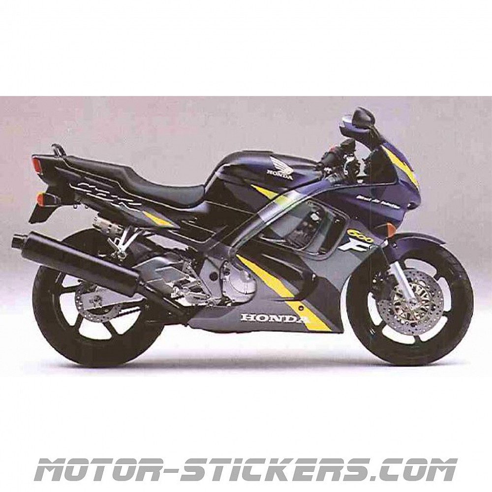 Honda CBR 600F 1996 decals