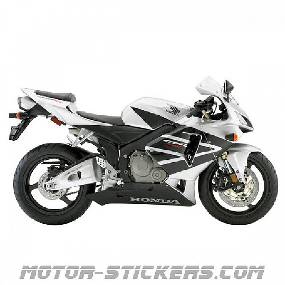 Honda CBR 600RR 2005 decals