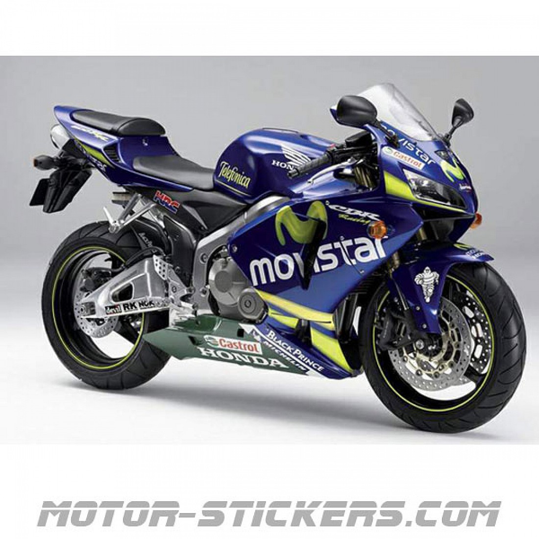 Honda CBR 600RR Movistar 2006 decals