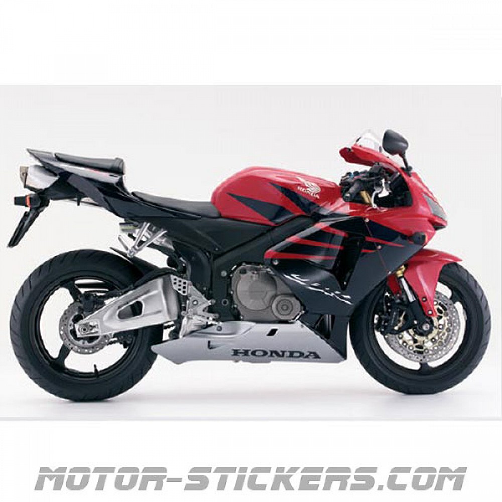 Honda CBR 600RR 2006 decals