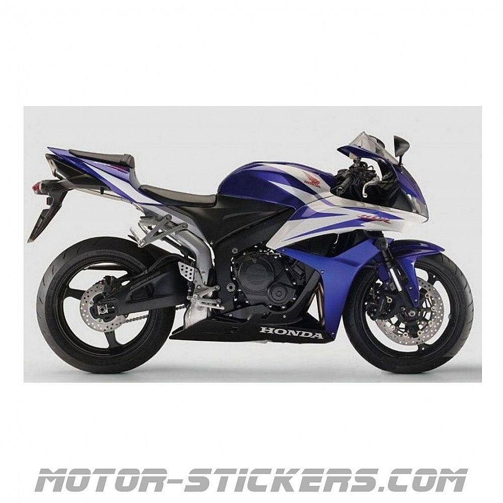 Honda CBR 600RR 2007 decals