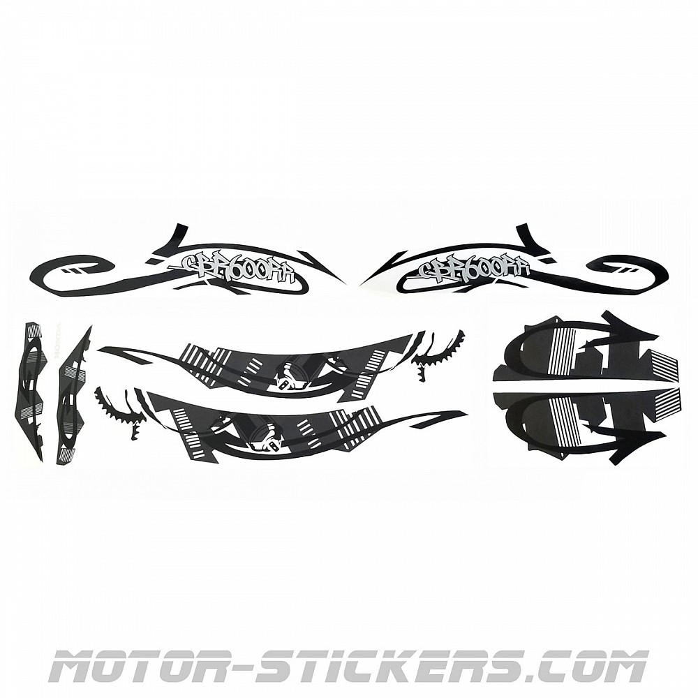 Honda CBR 600RR Graffiti 2008 decals