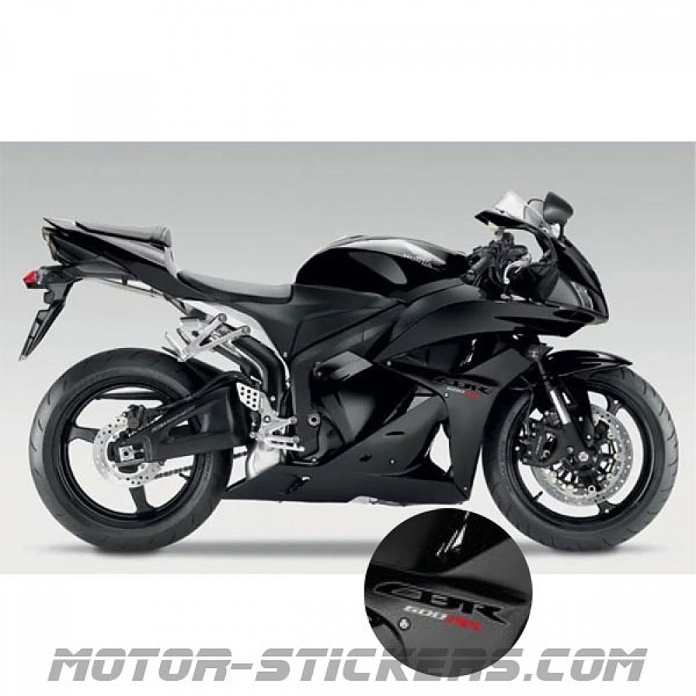 Honda CBR 600RR 2010 decals