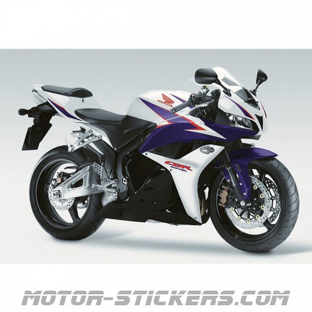 Honda CBR 600RR 2011 decals