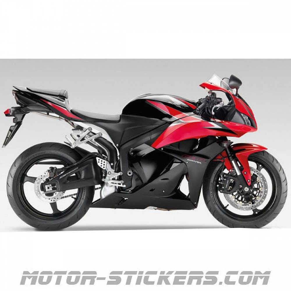 Honda CBR 600RR 2009 decals