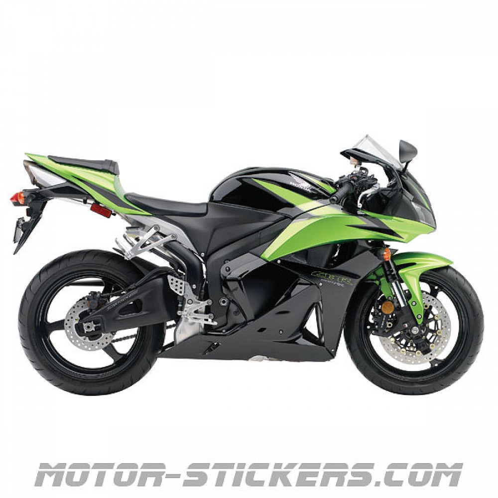 Honda CBR 600RR 2009 decals
