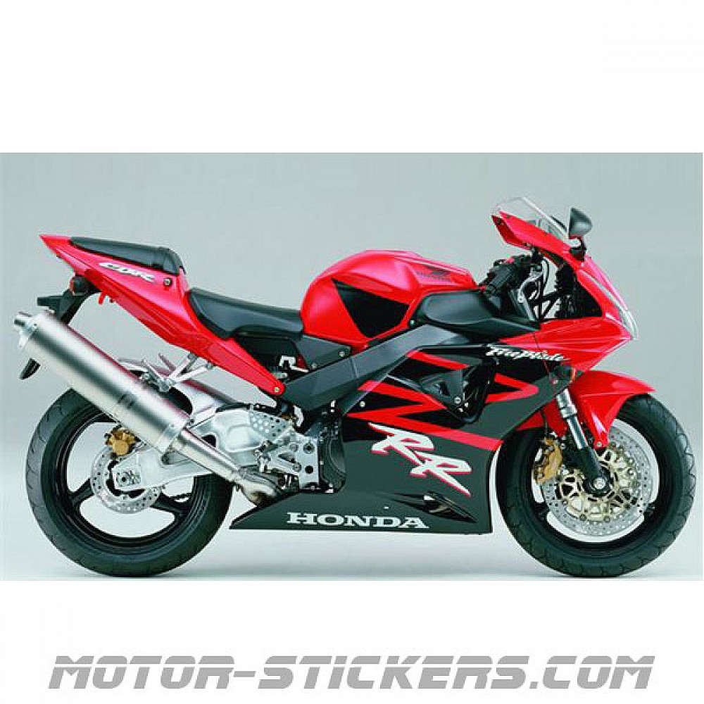 Honda CBR 954RR Fireblade 2002 decals