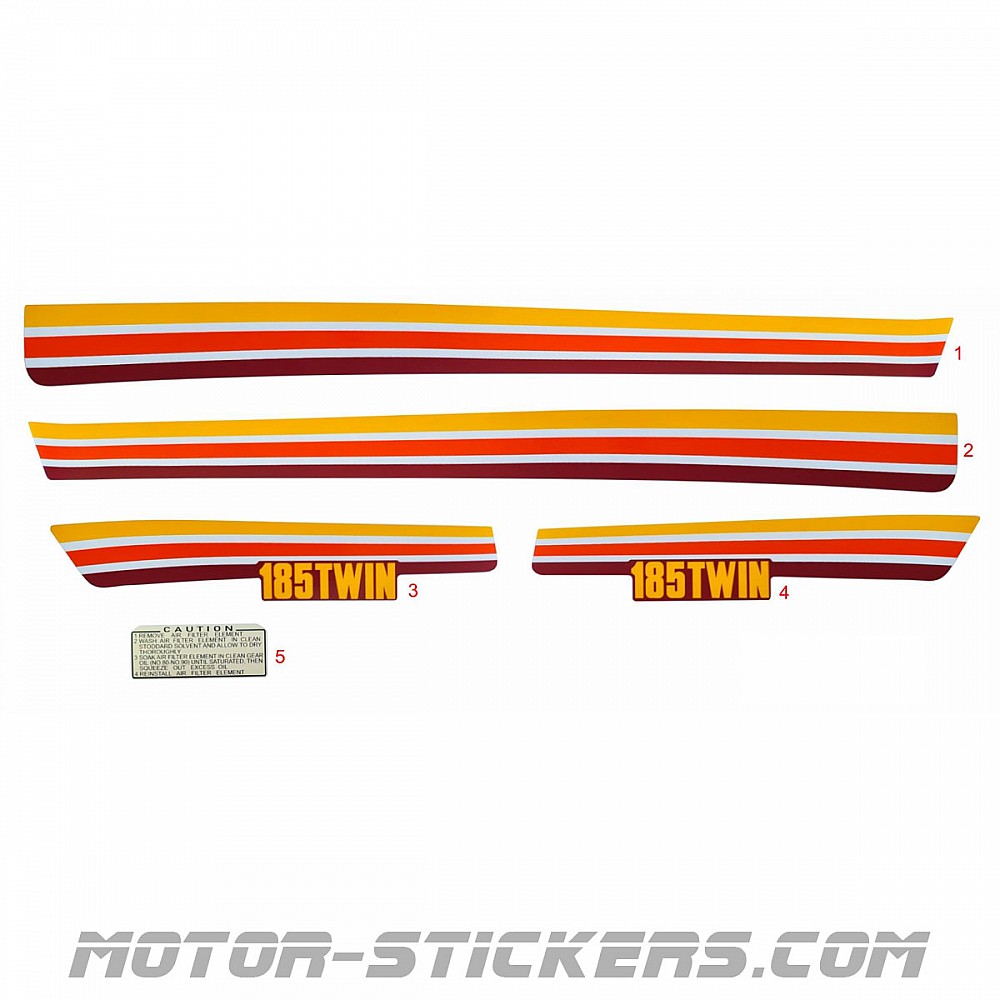 Honda CM 185 1979 decals