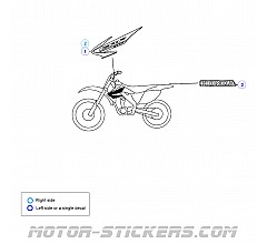Honda CRF 250X 2006 decals