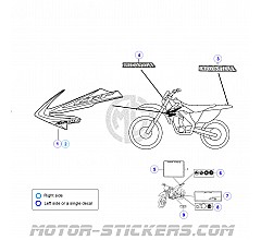 Honda CRF 250X 2011 decals