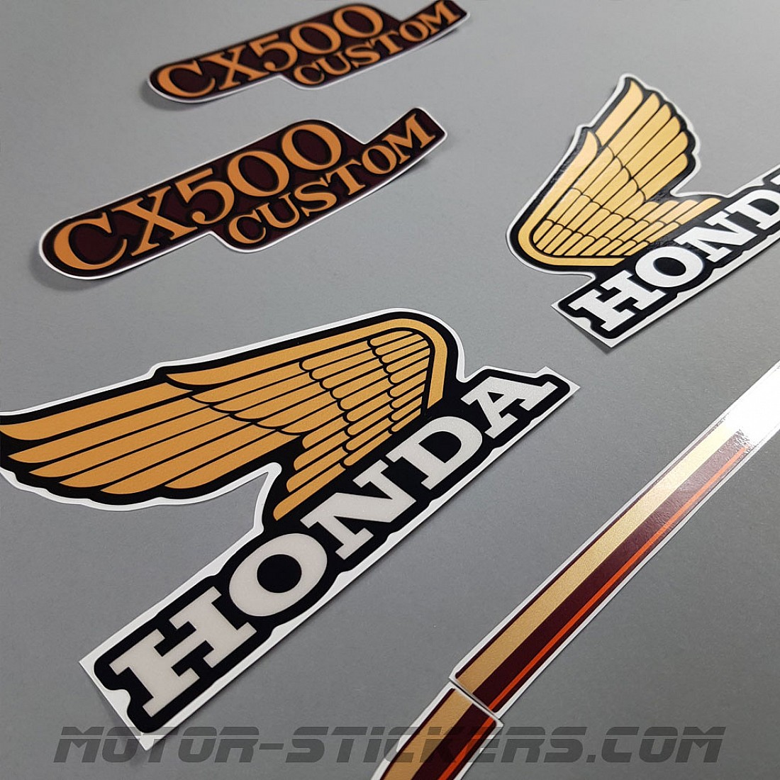 Honda CX 500 Custom 1980 decals
