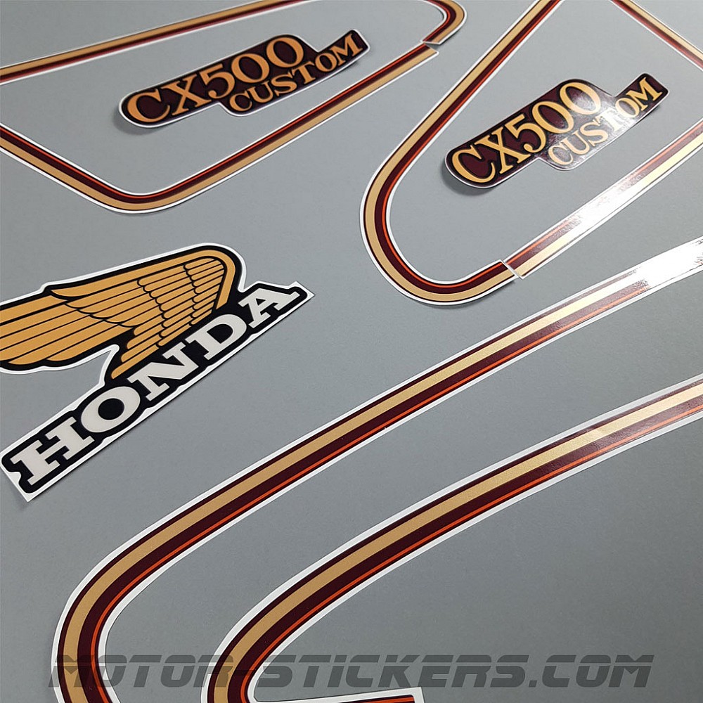 Honda CX 500 Custom 1980 decals