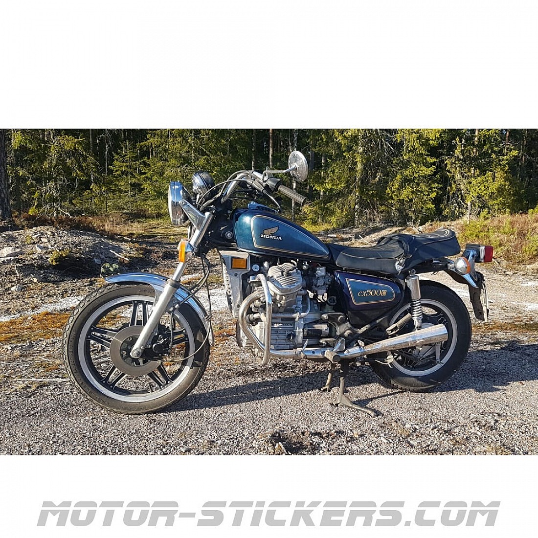 Honda CX 500 C 1981 decals
