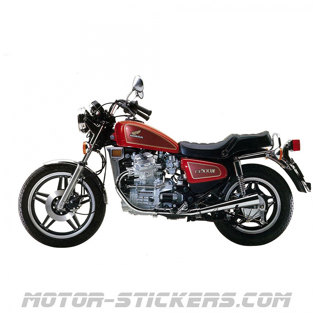 Honda CX 500 C 1981 decals