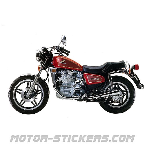 Honda CX 500 C 1981 Decals honda-cx-500-c-1981-decals