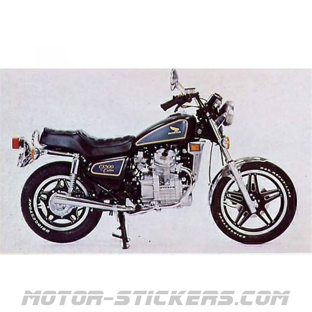 Honda CX 500 Custom 1982 decals