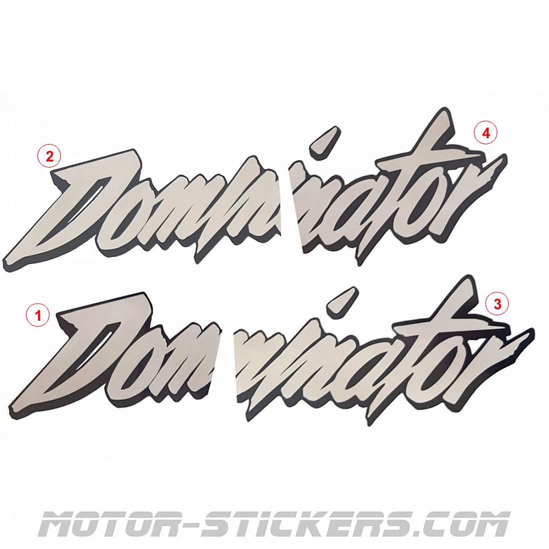 Honda NX 650 Dominator 1988 decals