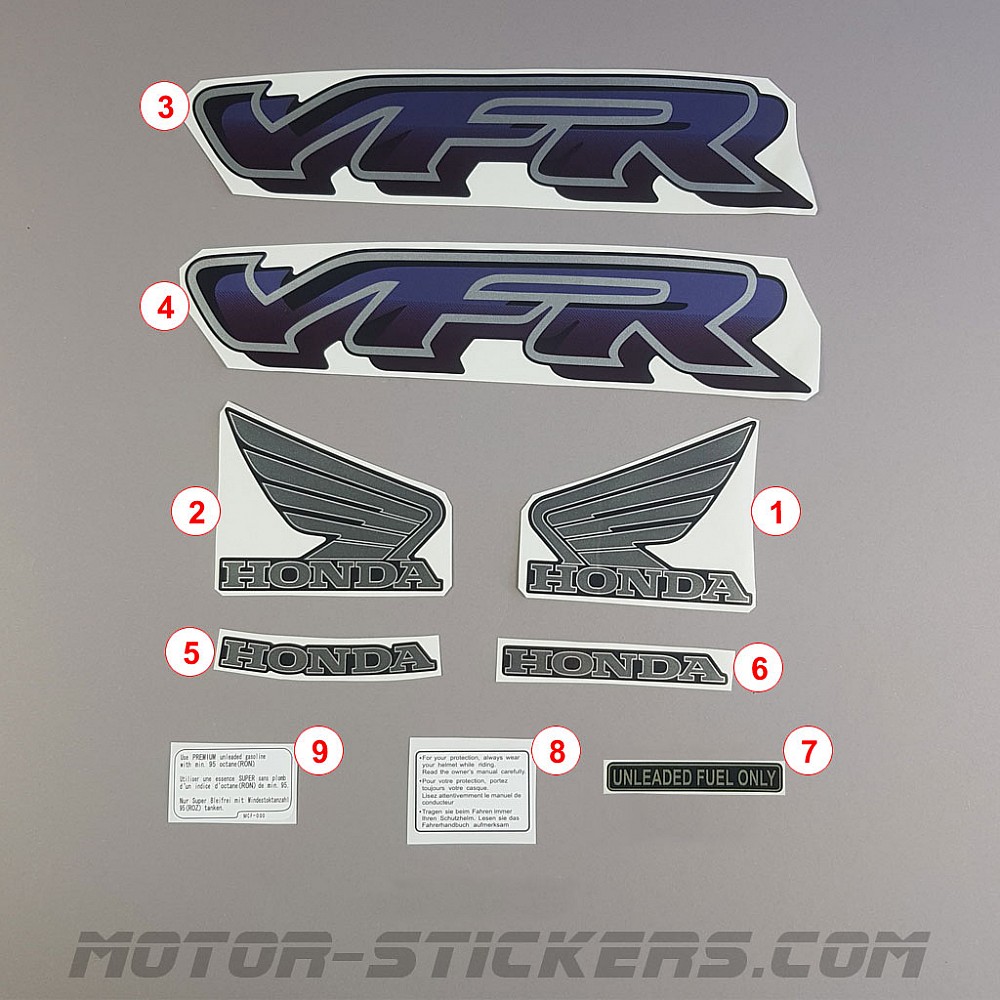 Honda VFR 750F '94-1997 decals
