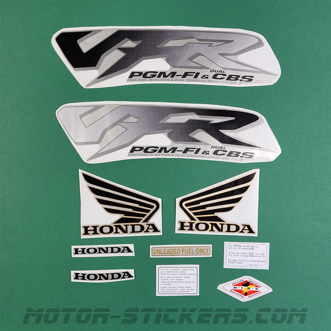 Honda VFR 800 1998 decals