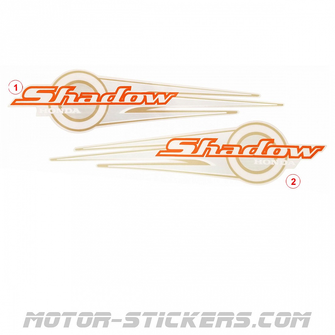 Honda VT 600 Shadow 1998-2000 decals