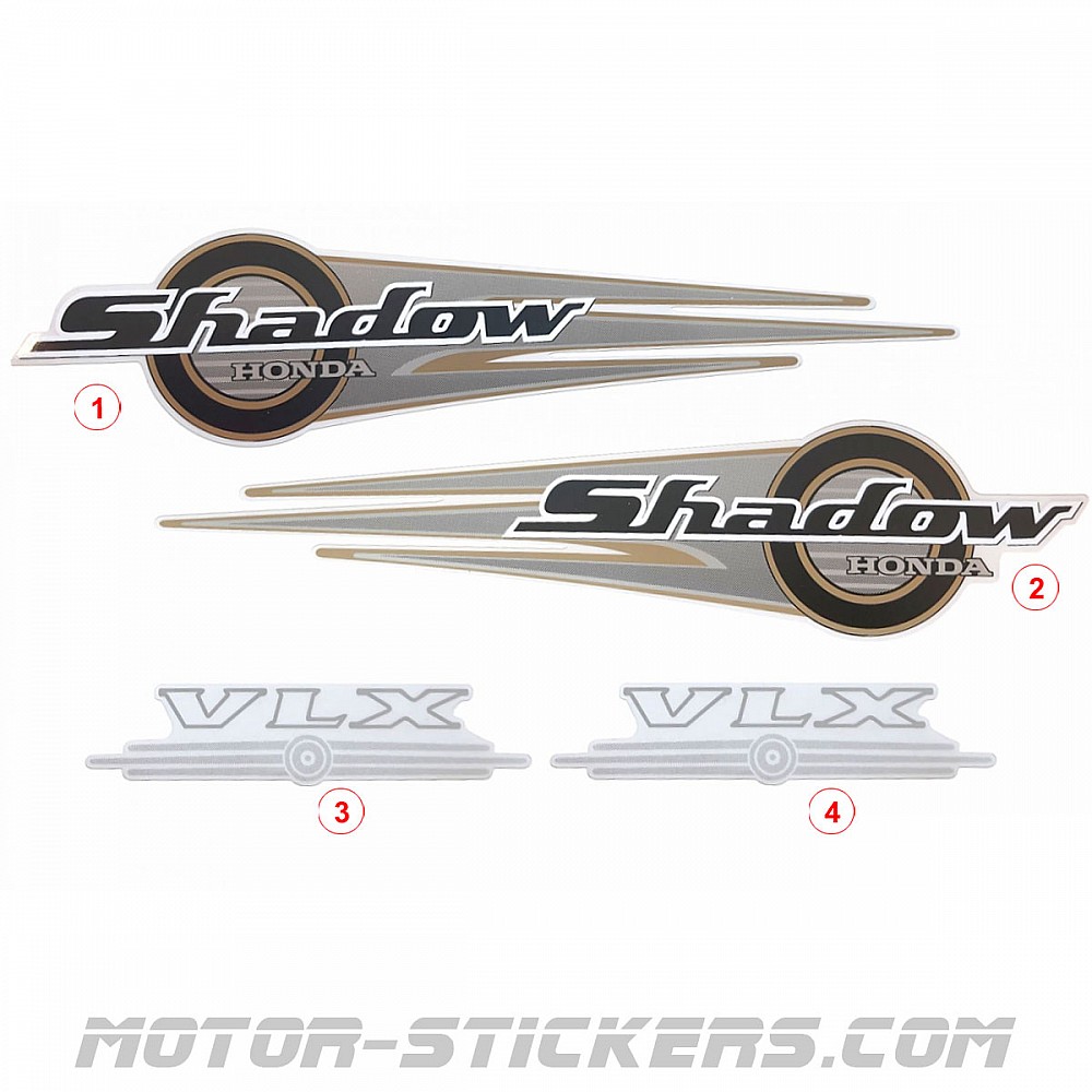 Honda VT 600 Shadow VLX 2001-2003 decals