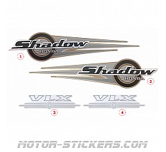 Honda VT 600 Shadow VLX 2001-2003 decals