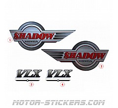 Honda VT 600 Shadow VLX 1993-1995 decals