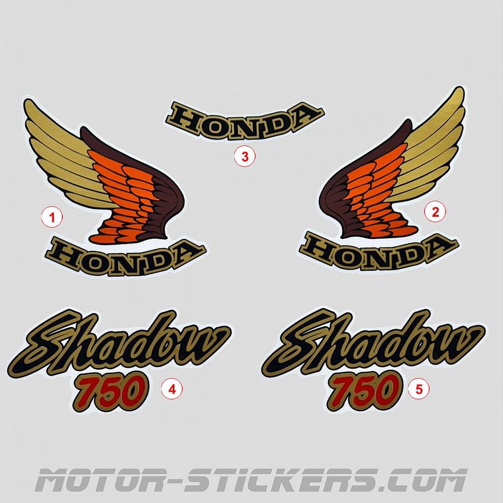 Honda VT 750 Shadow '84-1988 decals