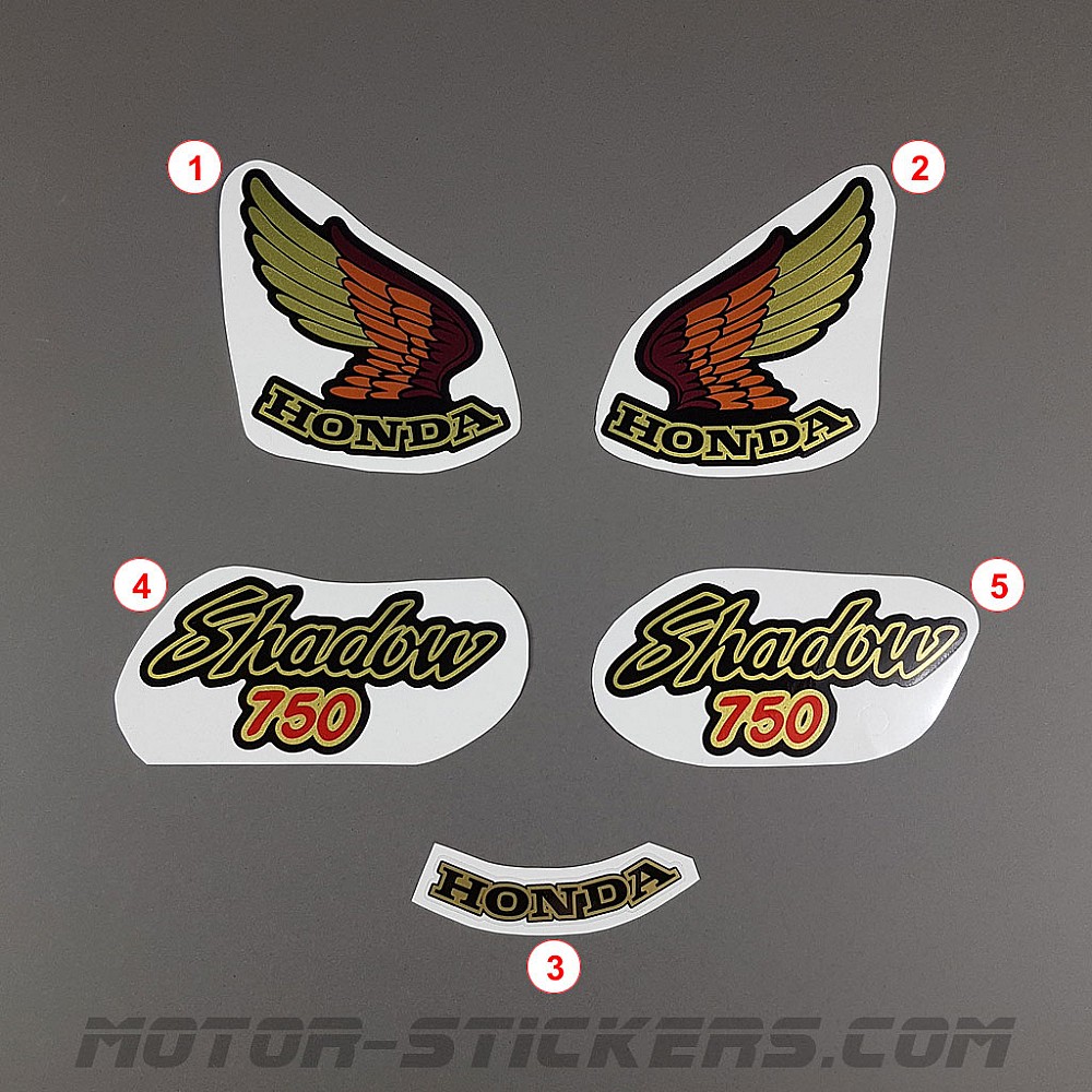 Honda VT 750 Shadow '84-1988 decals