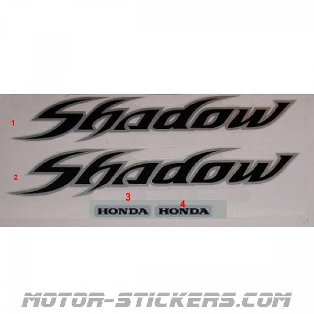 Honda VT 750 Shadow Aero 2004 decals