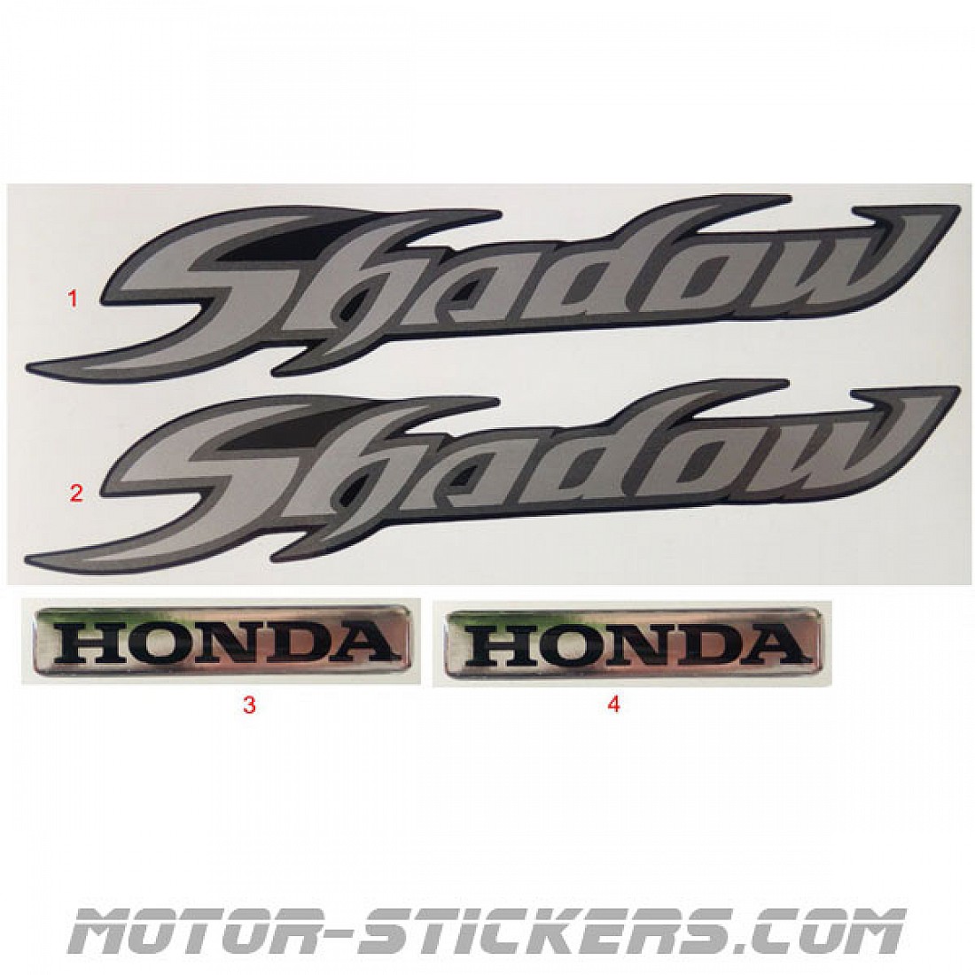 Honda VT 750 Shadow Aero 2004 stickers