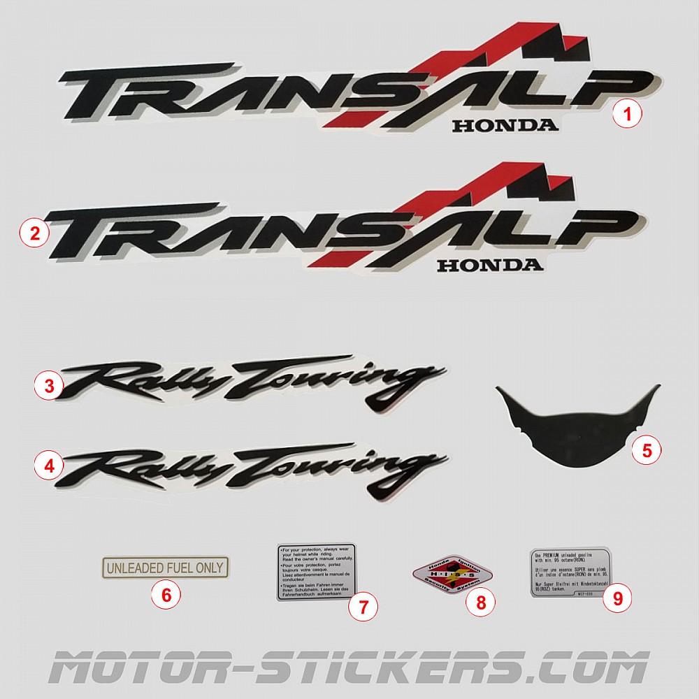 Honda XL 650V Transalp 2000 decals