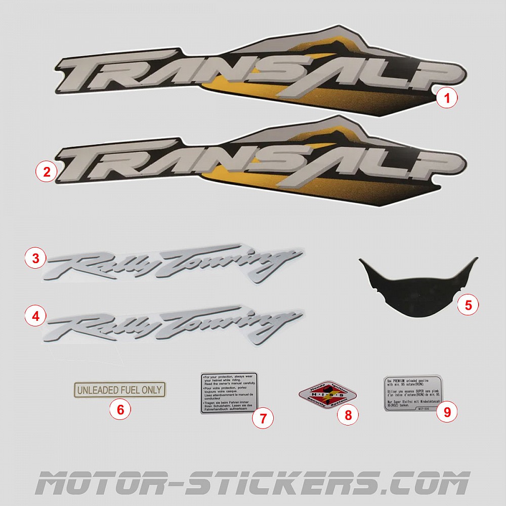 Honda XL 650V Transalp 2003-2004 decals