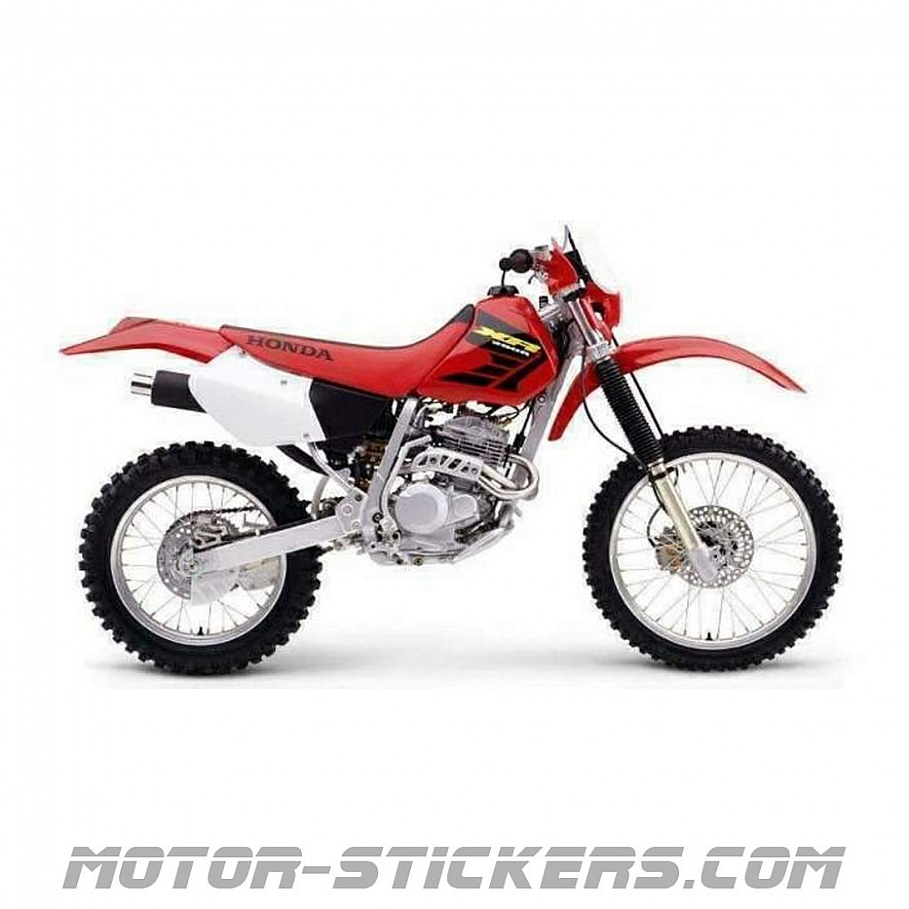 Honda XR 400R 2002 decals
