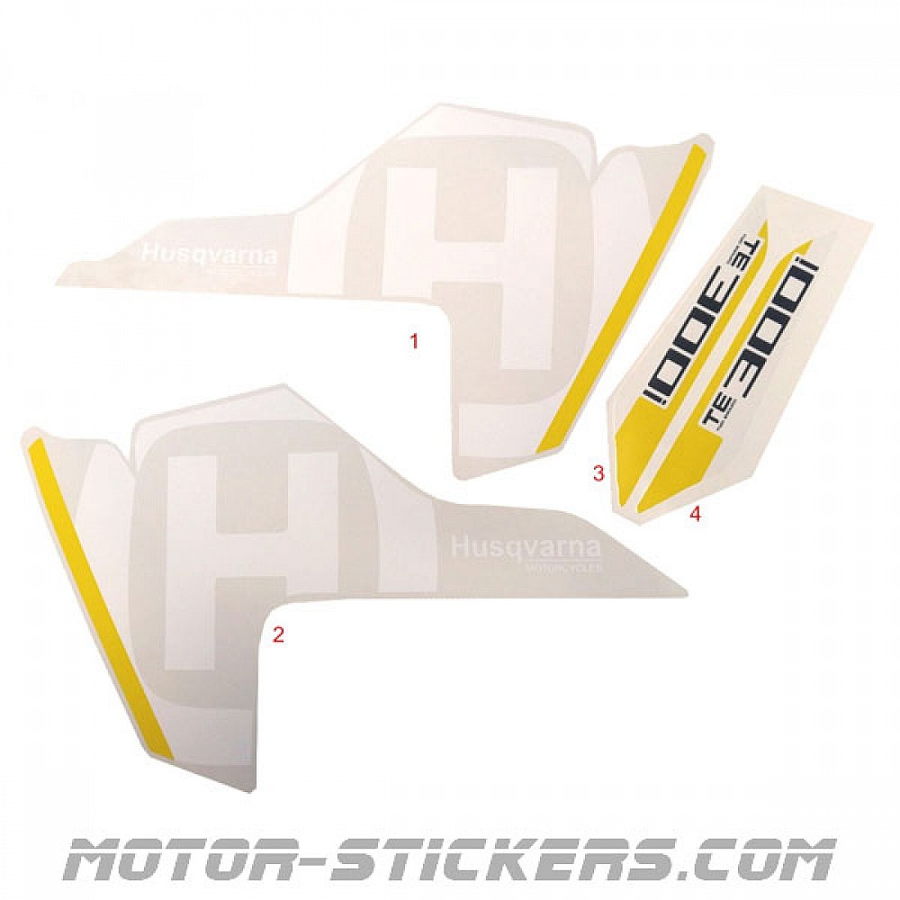 Husqvarna TE 300i 2018 decals