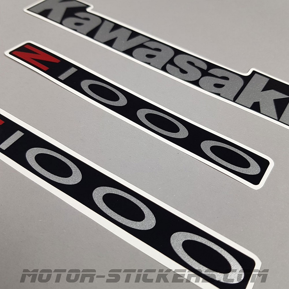 Kawasaki Z1000 2005-2006 decals