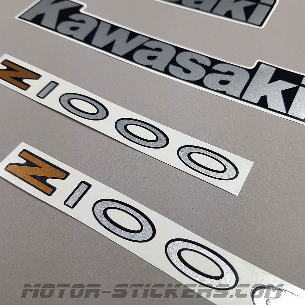Kawasaki Z1000 2008 decals