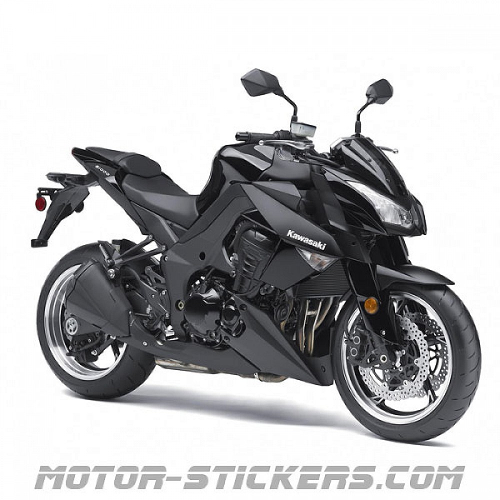 Kawasaki Z1000 2011 decals