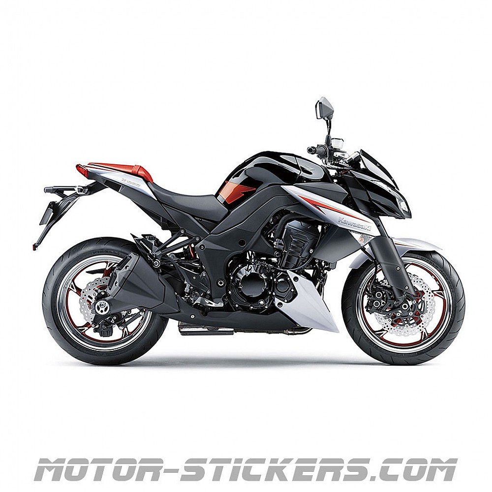 Kawasaki Z1000 2013 decals