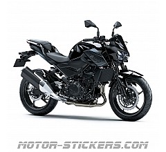 Kawasaki Z400 2021 decals