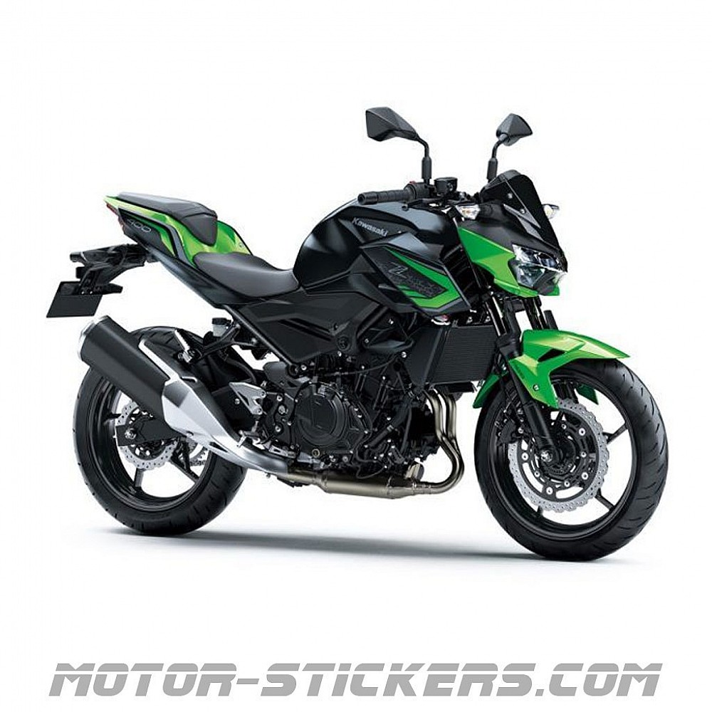 Kawasaki Z400 2021 decals